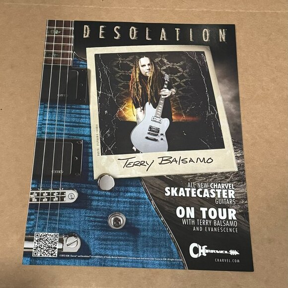Charvel | Art | Terry Balsamo Of Evanescence Charvel Guitars 22 Print ...